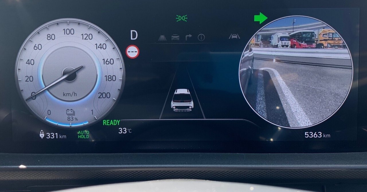 ウインカーを点滅させるとメーターが切り替わって曲がる方の後方視界が広がる｜金子浩久書店