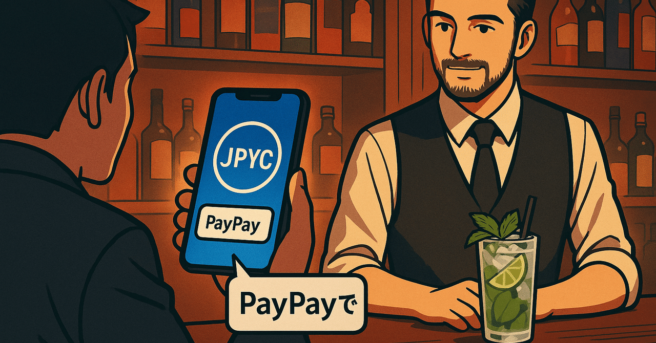 JPYC妄想台本-ススキノのBARにて-｜岡山エンジンby オカヤマカズヤ