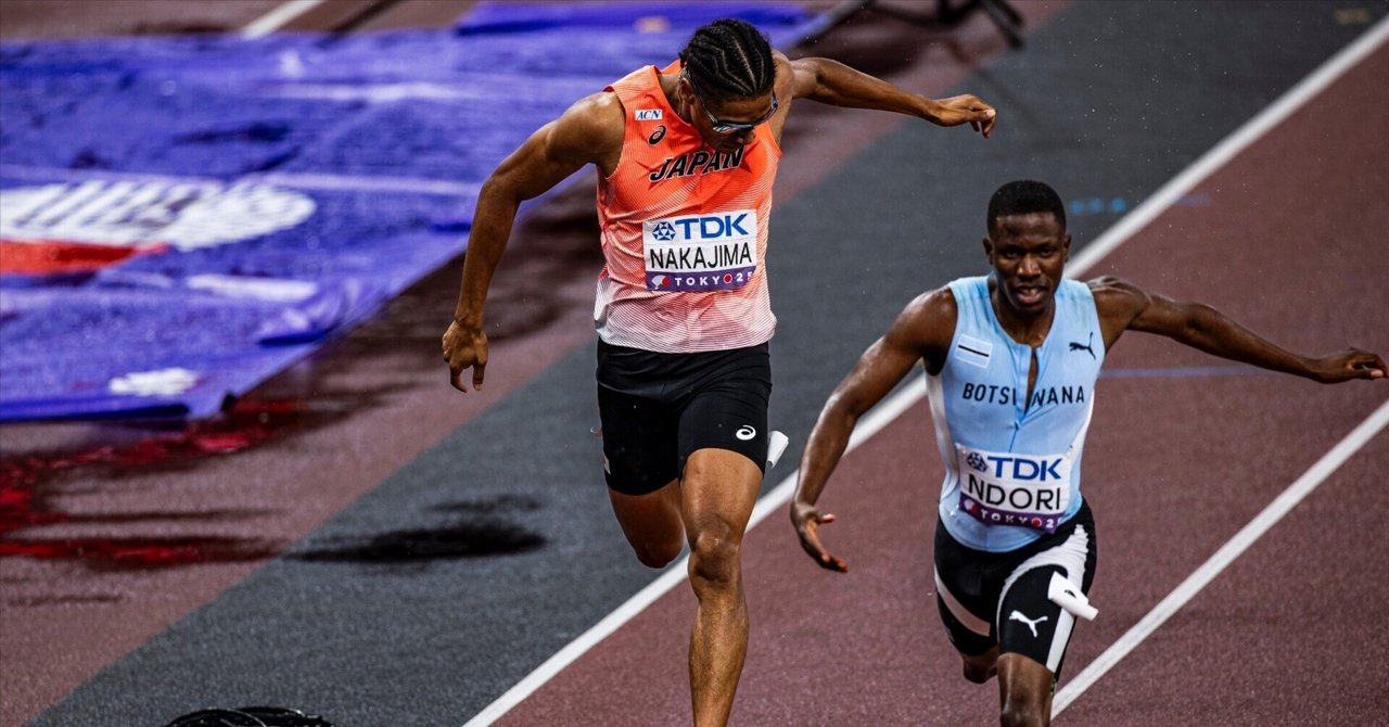 東京2025世界陸上 男子 400m 決勝 6. 中島佑気ジョセフ 🇯🇵 44.62 ｜EKIDEN NEWS