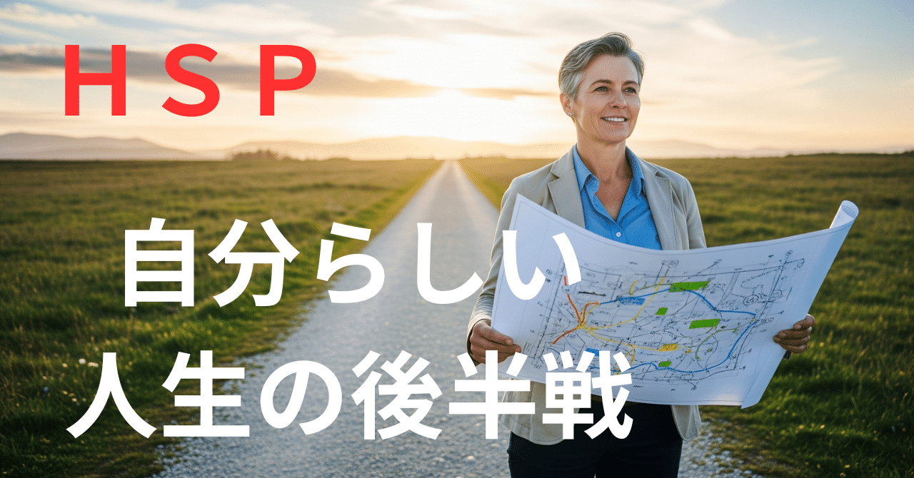 HSPミドルエイジが描く「人生後半戦」の自分らしい生き方設計｜Kuru@ミドルエイジ・リスタート伴走者