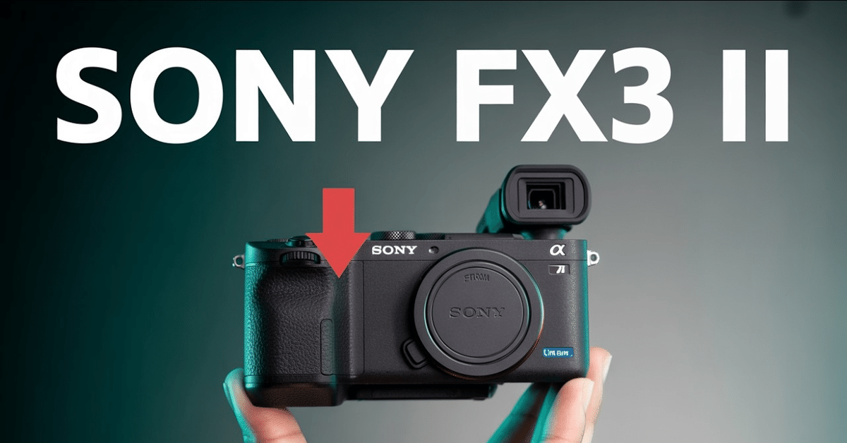 Sony FX3 II：新機能満載の次世代シネマカメラが登場か｜GetGadgetGot