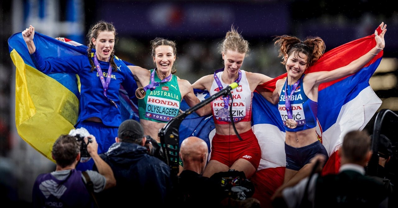 東京2025世界陸上 女子走高跳 決勝🥇 Nicola OLYSLAGERS 🇦🇺 2.00🥈 Maria ŻODZIK 🇵🇱 2.00 PB ...