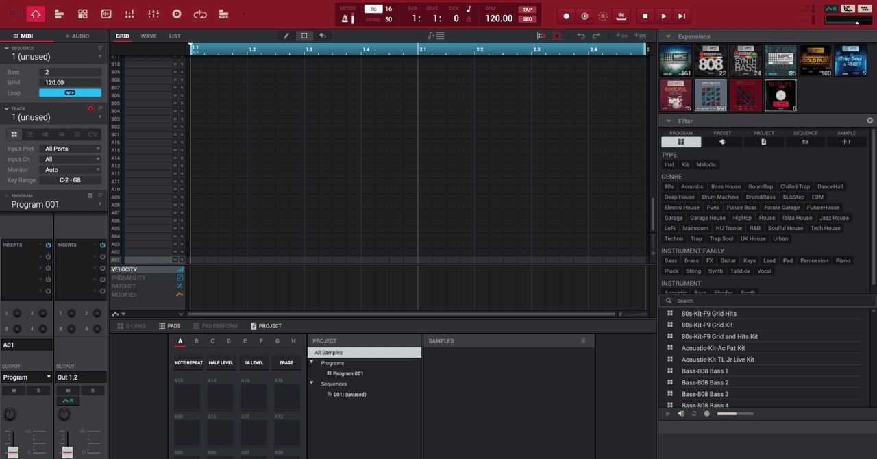 MPC2 (Akai MPC Software）の使い方 DAWソフトメモ｜おみつ / ノハ