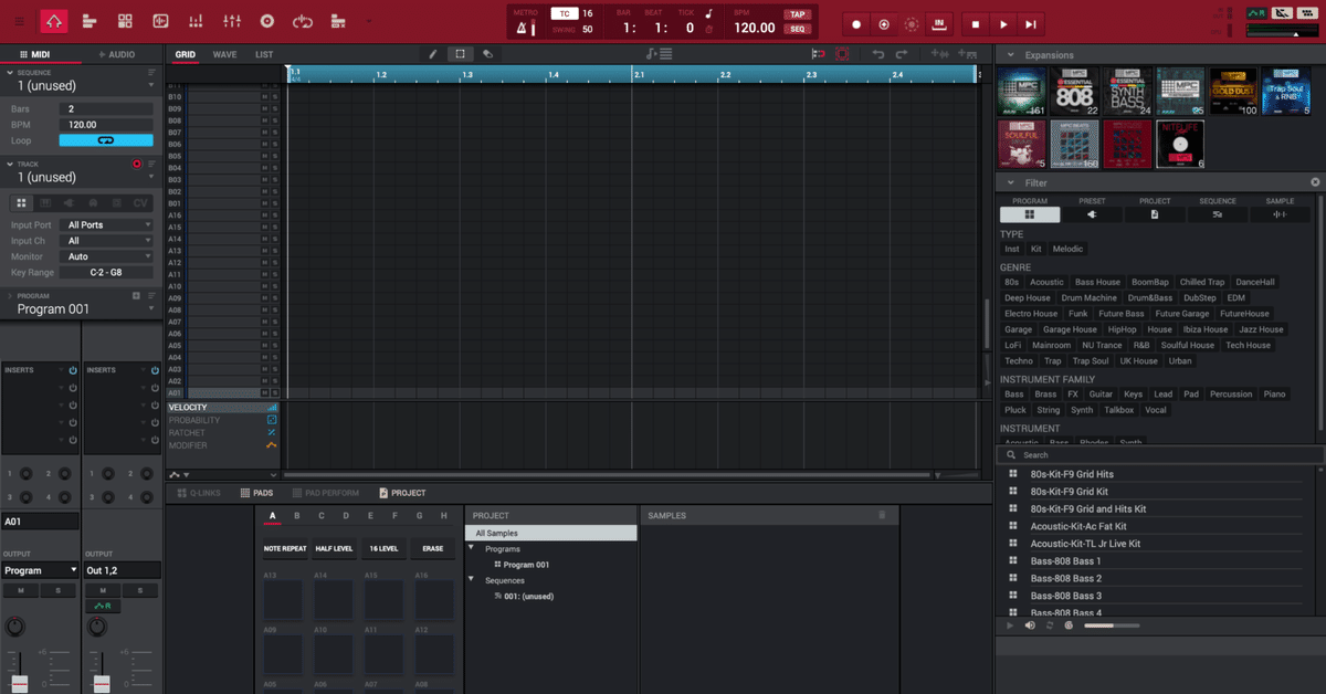 MPC2 (Akai MPC Software）の使い方 DAWソフトメモ｜おみつ / ノハ