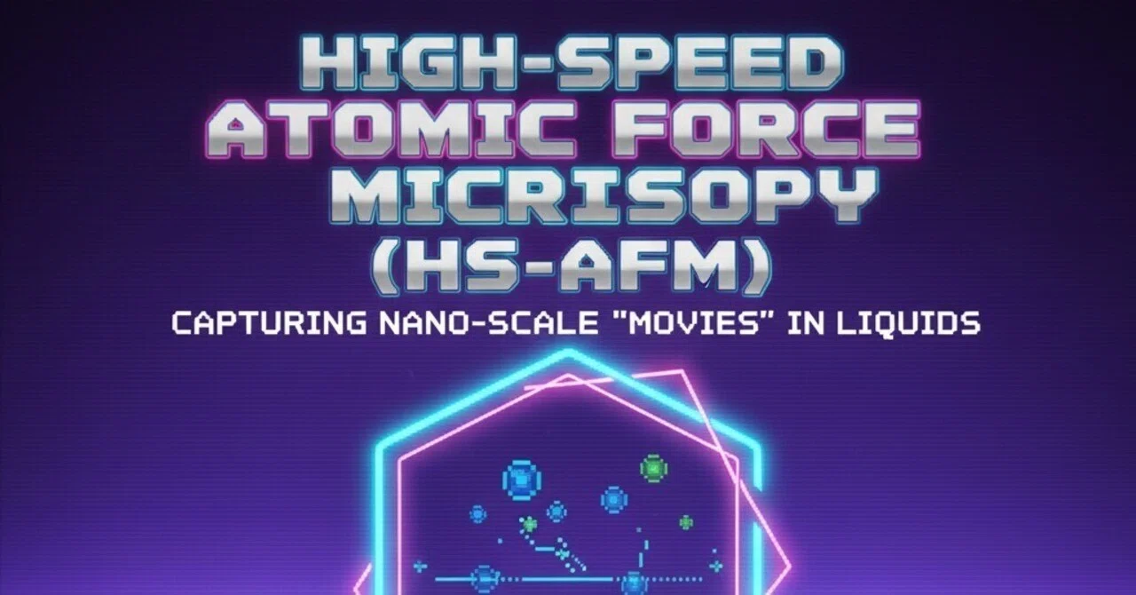 高速原子間力顕微鏡（HS-AFM, high-speed AFM）は、液中でナノ〜分子スケールの構造を“映画”として撮影できる手法です。｜TWLV32