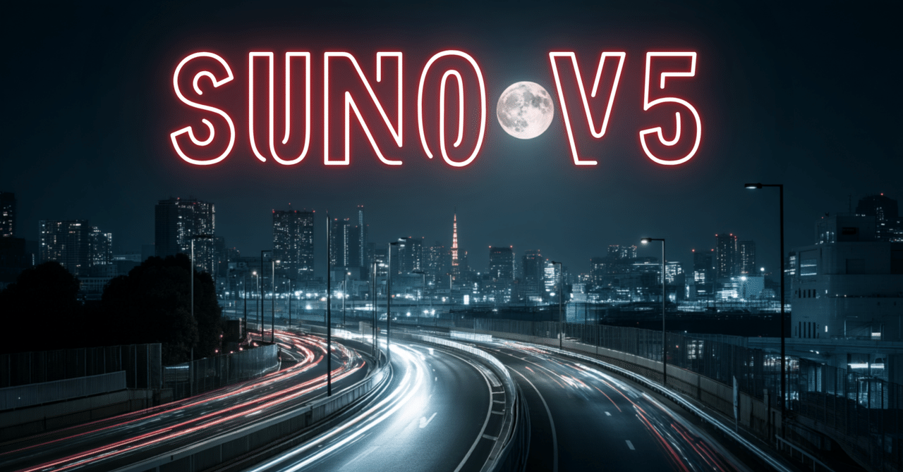雑記『Suno v5を試してみました』｜honobono
