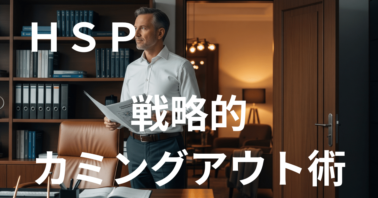 職場でHSPであることを伝える？伝えない？40代～50代のための戦略的カミングアウト術｜Kuru@ミドルエイジ・リスタート伴走者