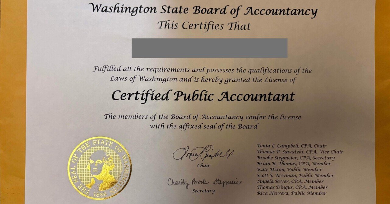 USCPA全科目合格からWAライセンス取得まで｜は