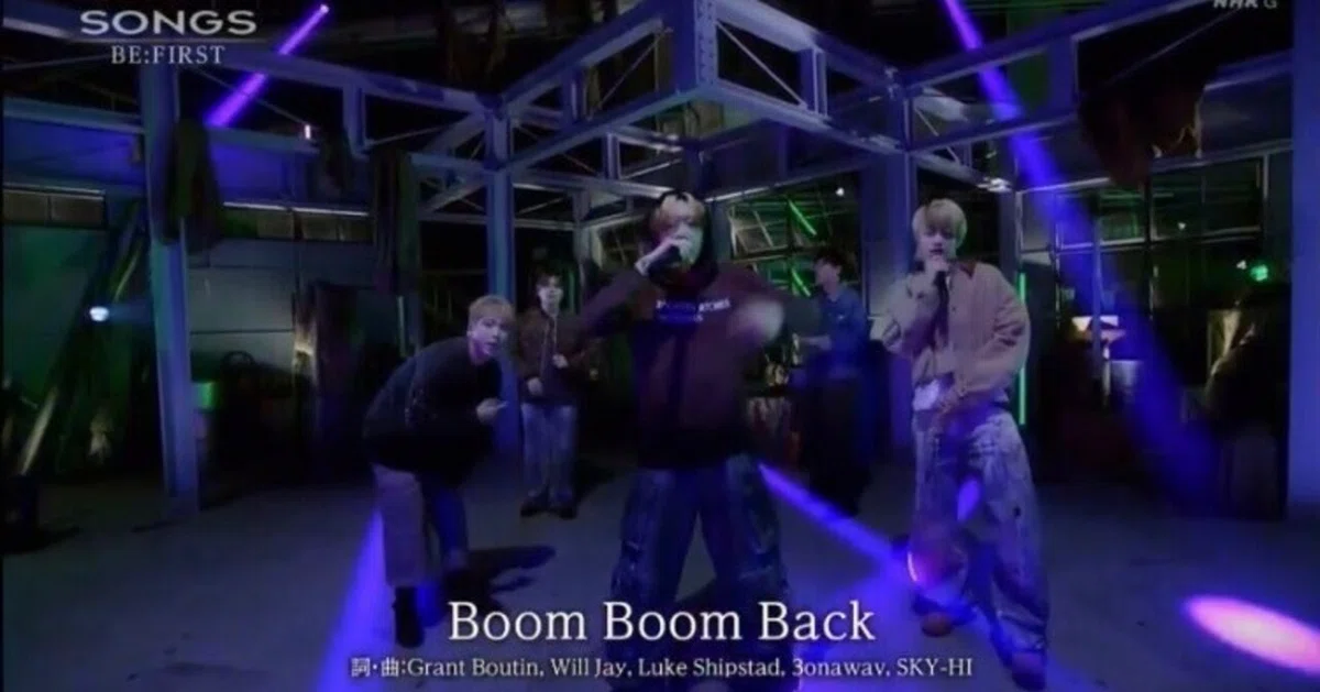 SONGS BE:FIRST「Boom Boom Back」｜速報★MUSIC