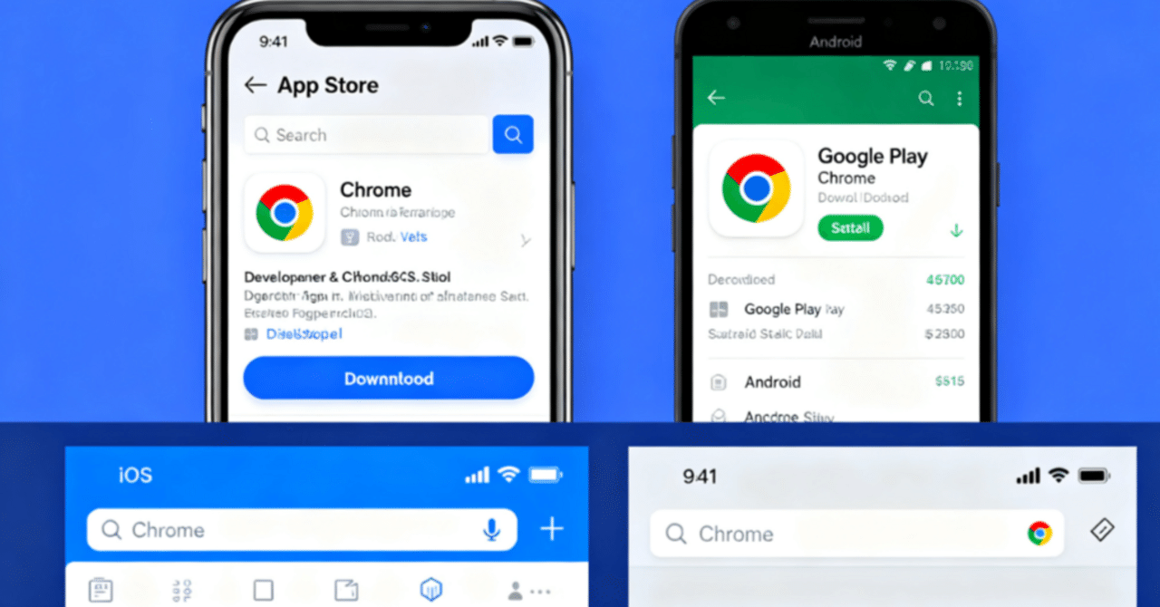 iPhoneとAndroidでのChromeのダウンロードと利用方法｜モバイル完全ガイド｜googlechrome