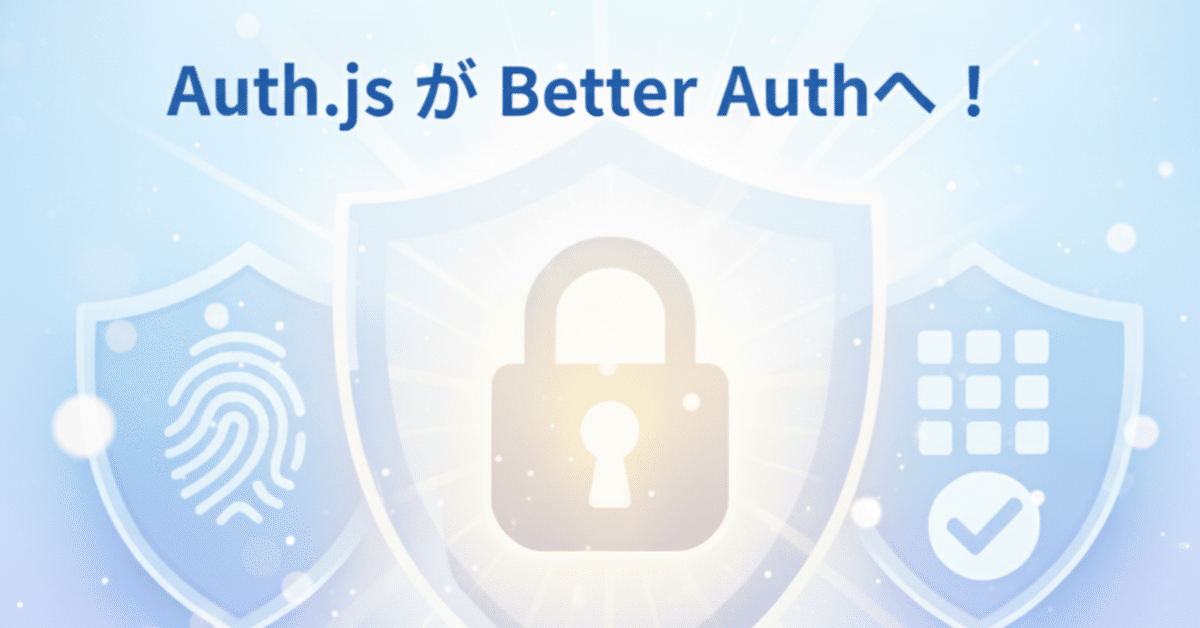 認証ライブラリの歴史的統合！Auth.js が Better Auth へ。私たちのアプリ開発はどう変わる？ 🚀｜Kyutaro