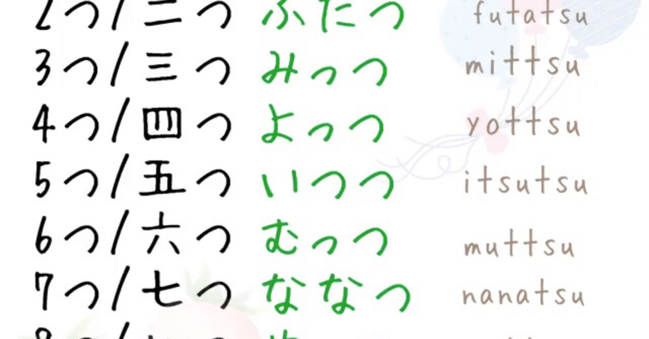 Counter つ(tsu) ... to count anything!｜Julia Sensei / 入道 the New Door ...