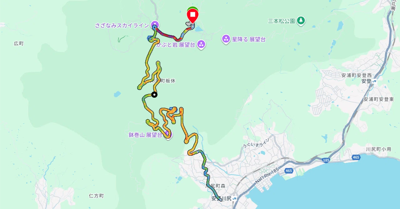 2025/9/28 カテーテルアブレーション 術後39日 野呂山ヒルクライム試走 43km 脈飛びなし、頻脈あり｜nattou