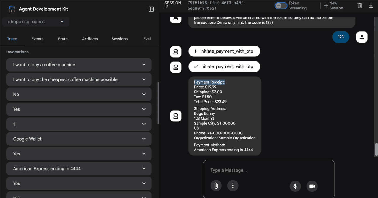 Agent Payments Protocol (AP2) のサンプルを試す｜npaka