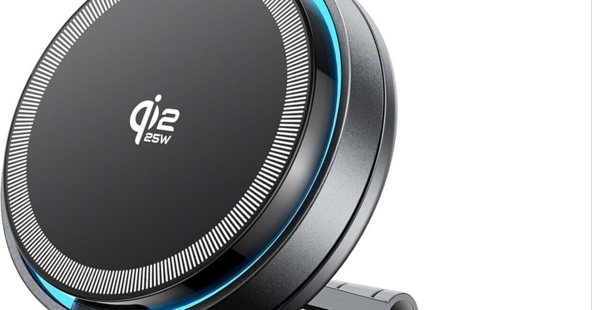 【Qi2 25W公式認定】THREEKEY スマホホルダー車載充電器 - 冷却ファン付き両面マグネット設計による次世代ドライビング体験｜あまぎつね