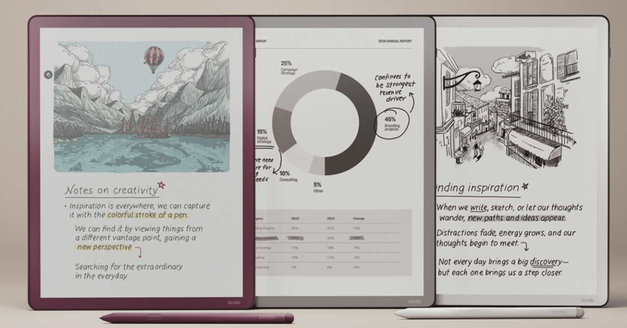 カラーのKindle Scribeが発表されましたよ【Kindle Scribe Color】｜Nabnab