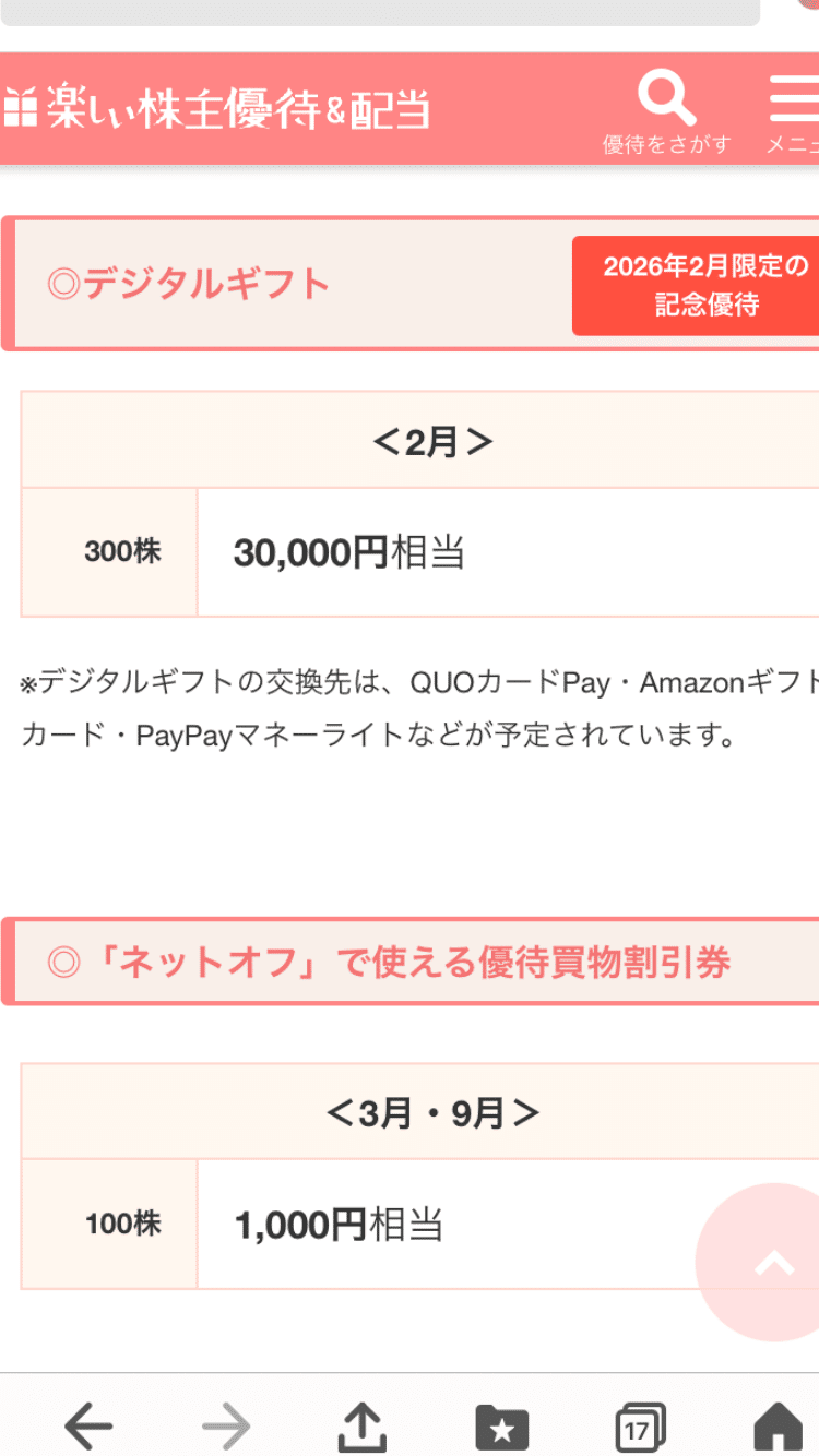 株価900円なのにPayPayやQUOカードペイなど3万円の優待｜vintage