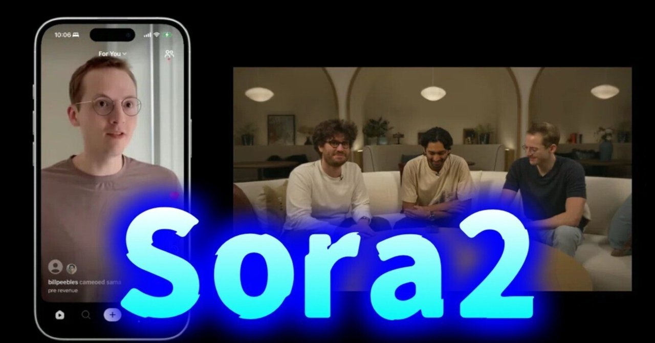 OpenAIがやりやがった「新SNS」と「Sora 2」を公開！今すぐ何ができるのか？【招待コードあり】｜ゆうだい😊