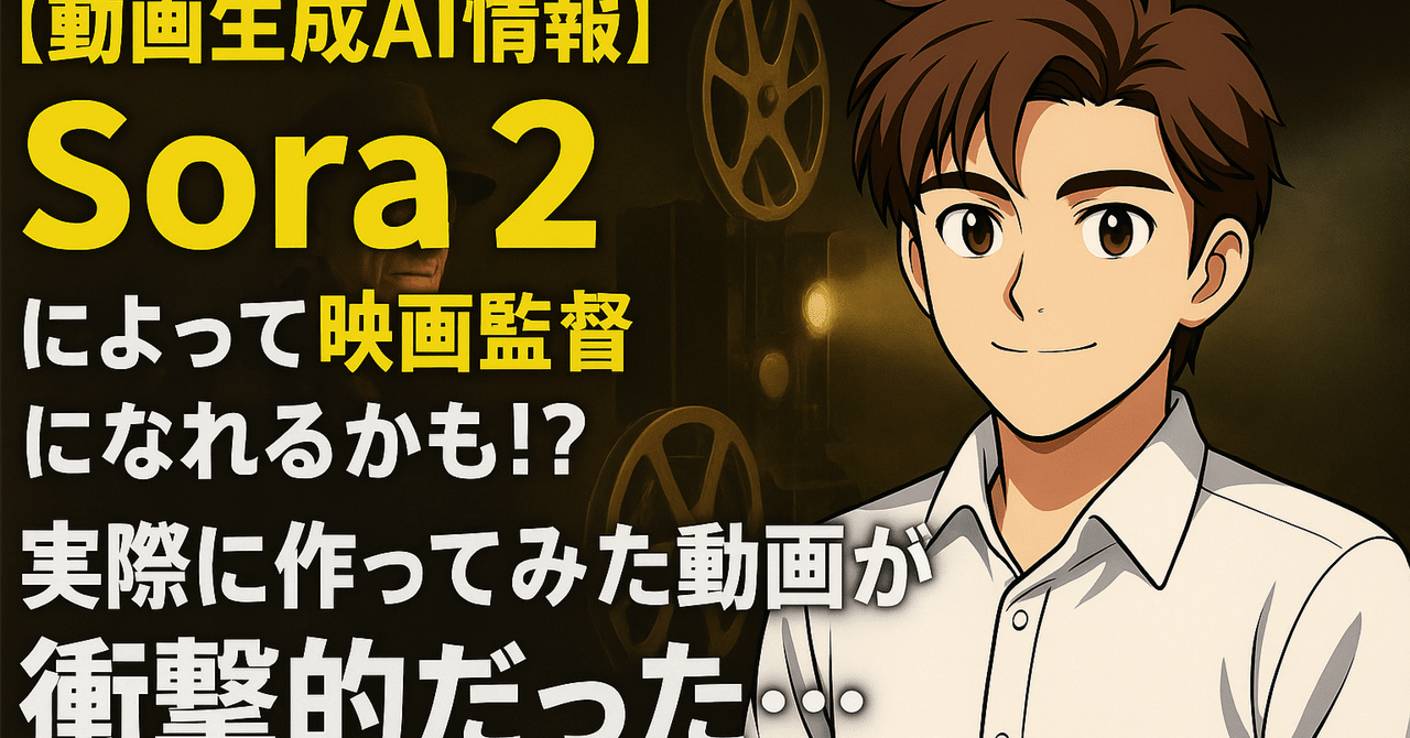 【動画生成AI情報】Sora2によって映画監督になれるかも!?実際に作ってみた動画が衝撃的だった…｜Yuki@DigitalMindMove