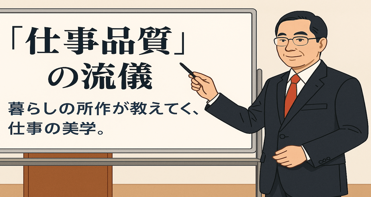 「仕事品質」の流儀 おやじAI 【ちちゃっとGPT】 - 知的セルフケア｜Learner Oshima(みっちゃん) 昇格昇給を目指したスキルアップ・パートナー｜note