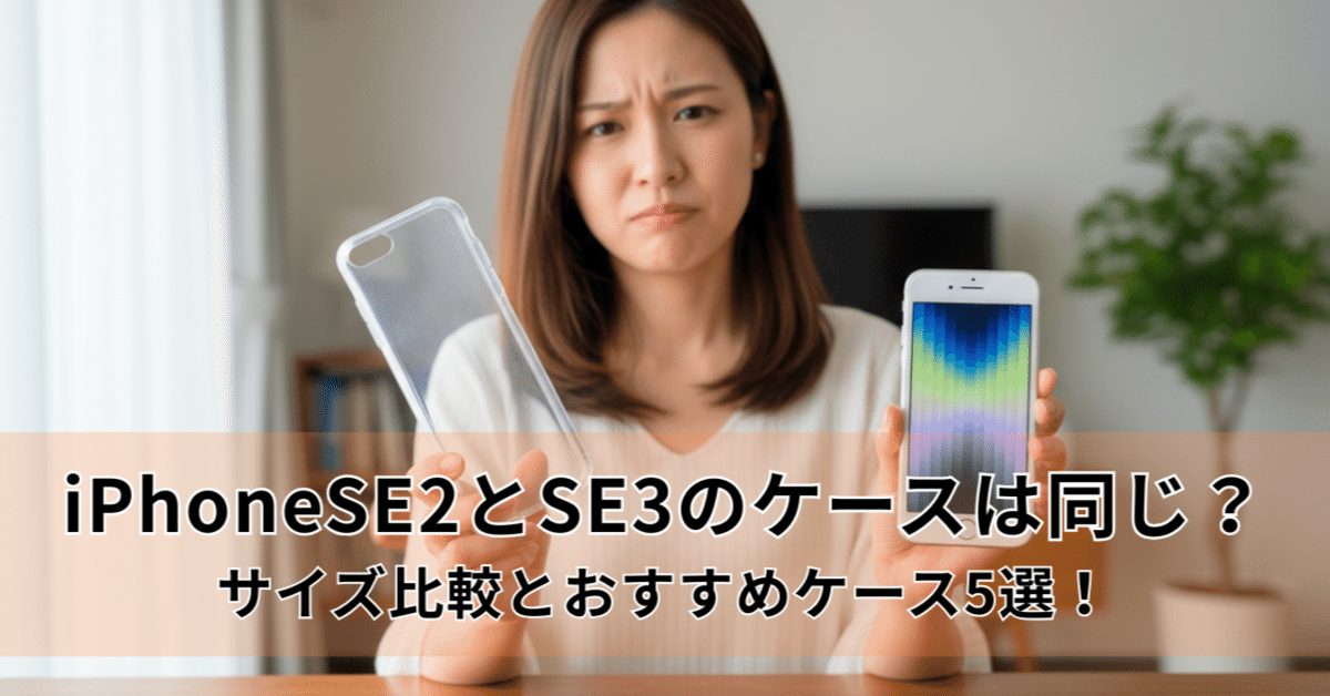 iPhoneSE2とSE3のケースは同じ？サイズ比較とおすすめケース5選！｜スマニア