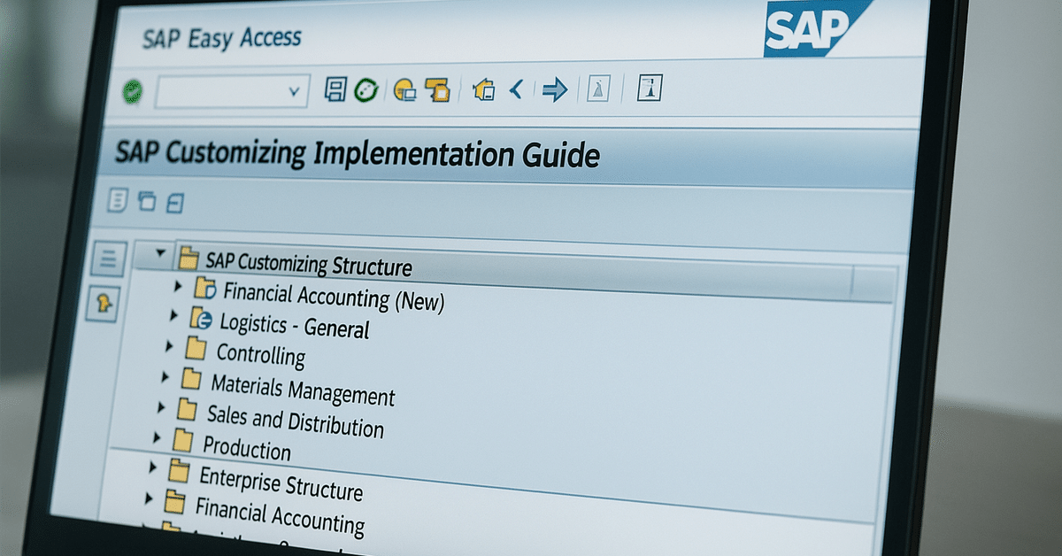 【SPROの基本】SAPカスタマイジング画面の構造と設定手順をやさしく解説｜セチタ@SAPコンサル