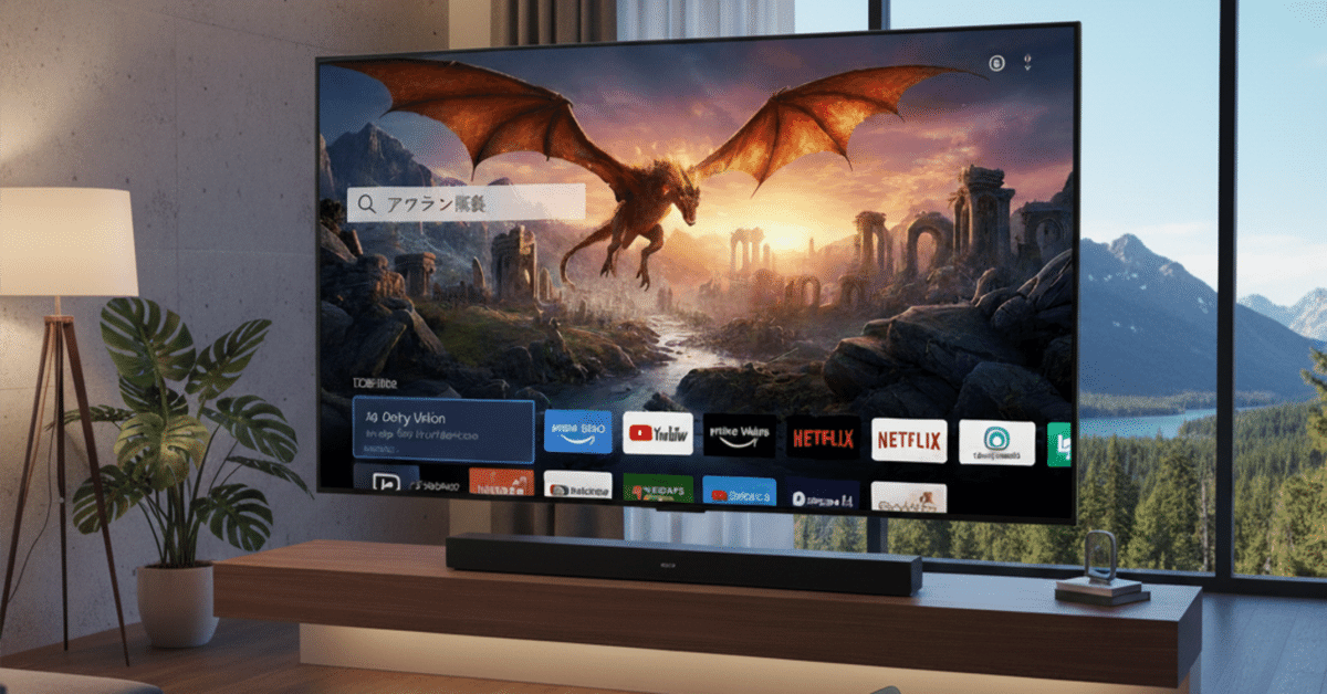 【レビュー】テレビの常識が変わる！FPD 55V型4KチューナーレスGoogle TV（CG55-C2）レビュー｜a_konishi