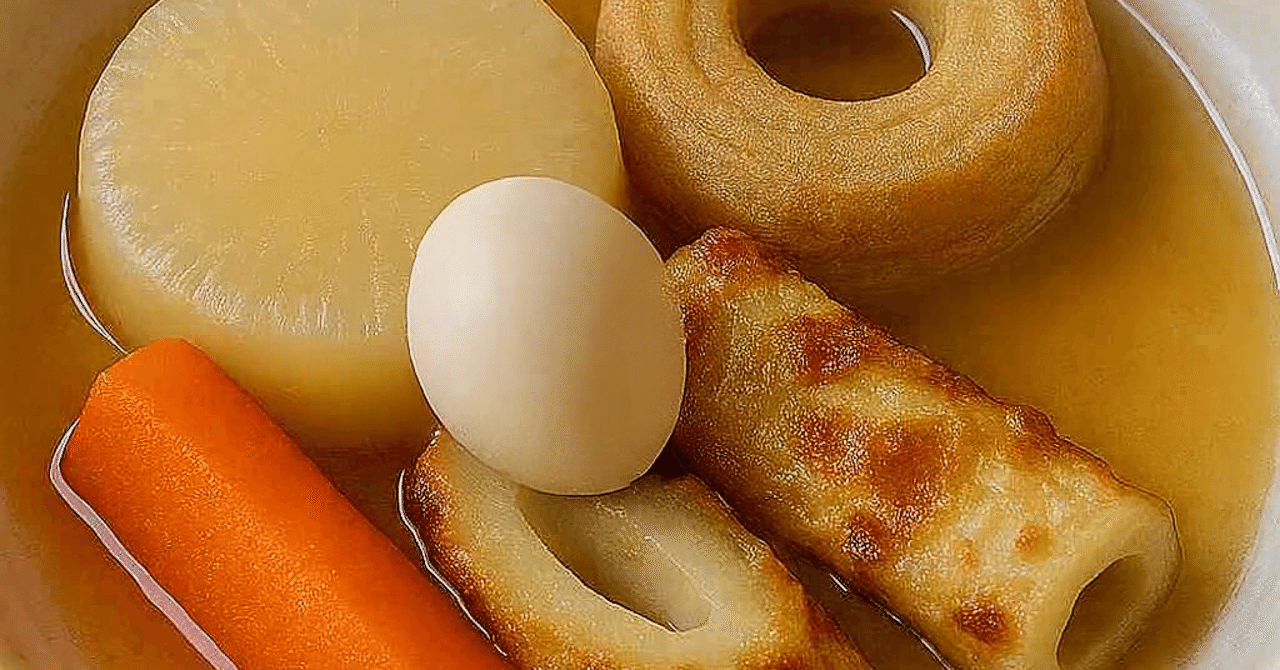 【日記】おでんの季節到来 ありがとうございます noteで記事を公開してよかったです｜CHIZUKO i