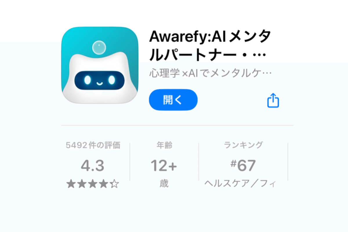 M子も愛用のメンタルケアアプ『Awarefy』が優秀すぎた【病んでるなら登録】｜M子@ナース