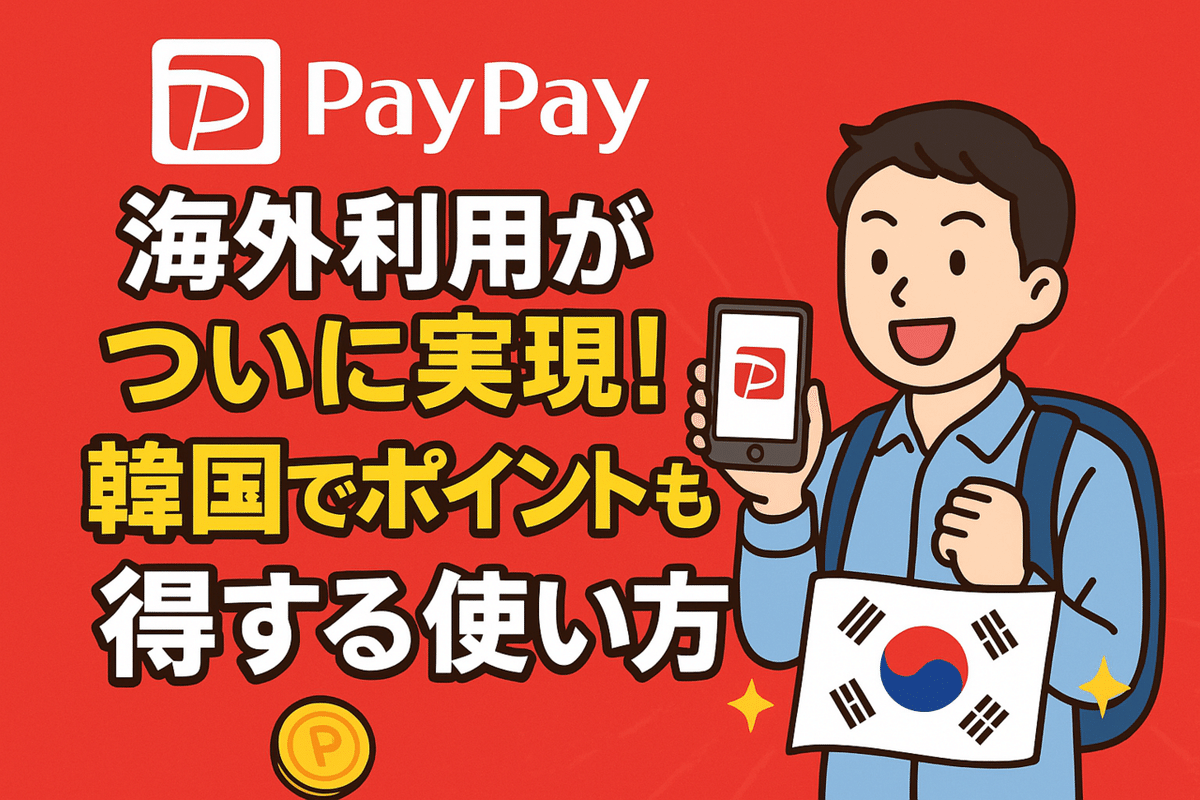 🌏 PayPay 海外利用がついに実現！韓国でポイントも貯まる神アップデートの全貌 ｜ヒロム現役自転車整備士
