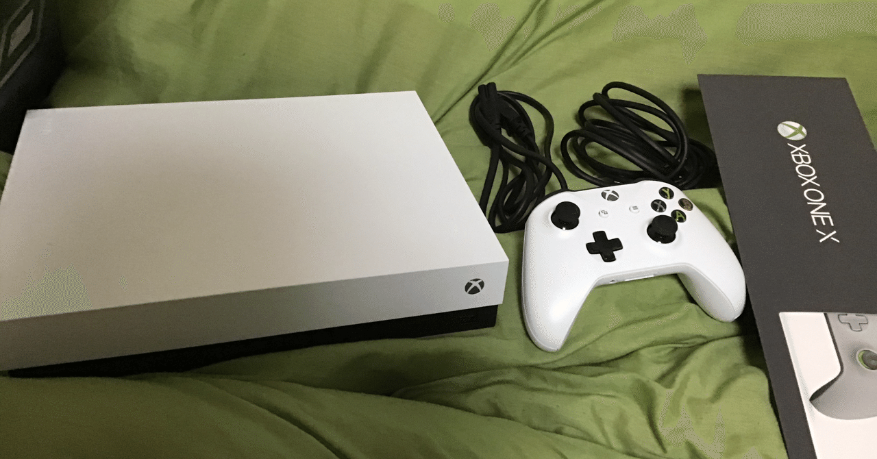 「Xbox One X」買った話｜わた