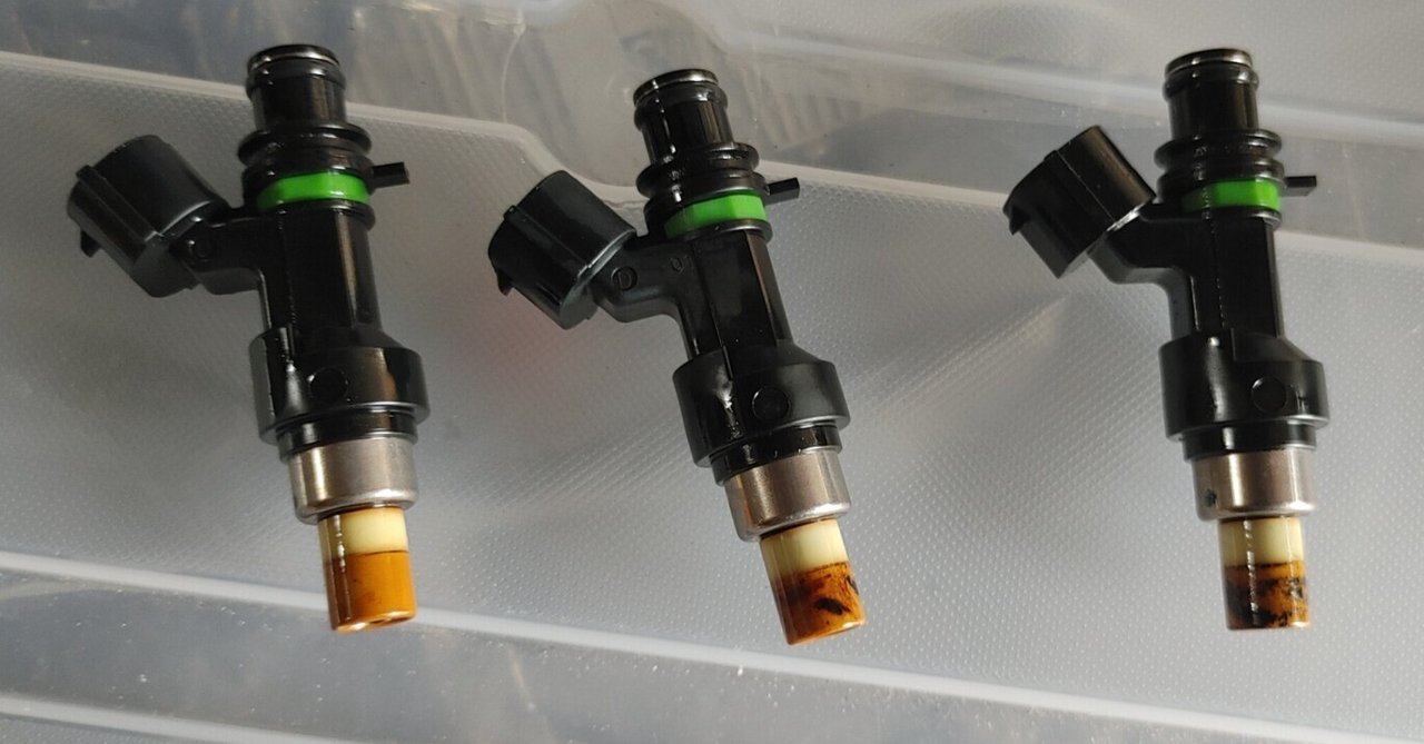 インジェクター SUZUKI K6A NA 黒/黄緑 190cc/min 無効噴射時間 実測結果 Injector dead Time ...