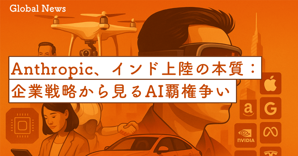 Anthropic、インド上陸の本質：企業戦略から見るAI覇権争い｜SecondWave