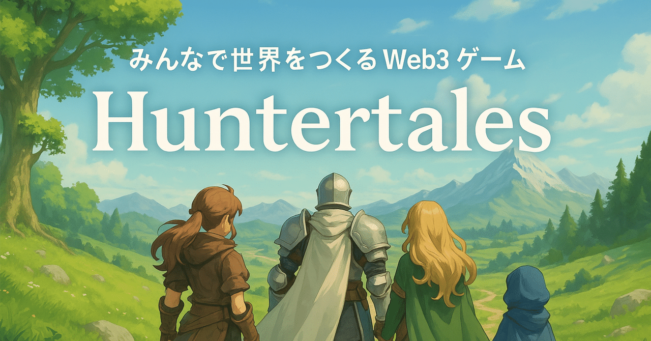 🎮みんなで世界をつくるWeb3ゲーム「Huntertales」入門｜itsuka369