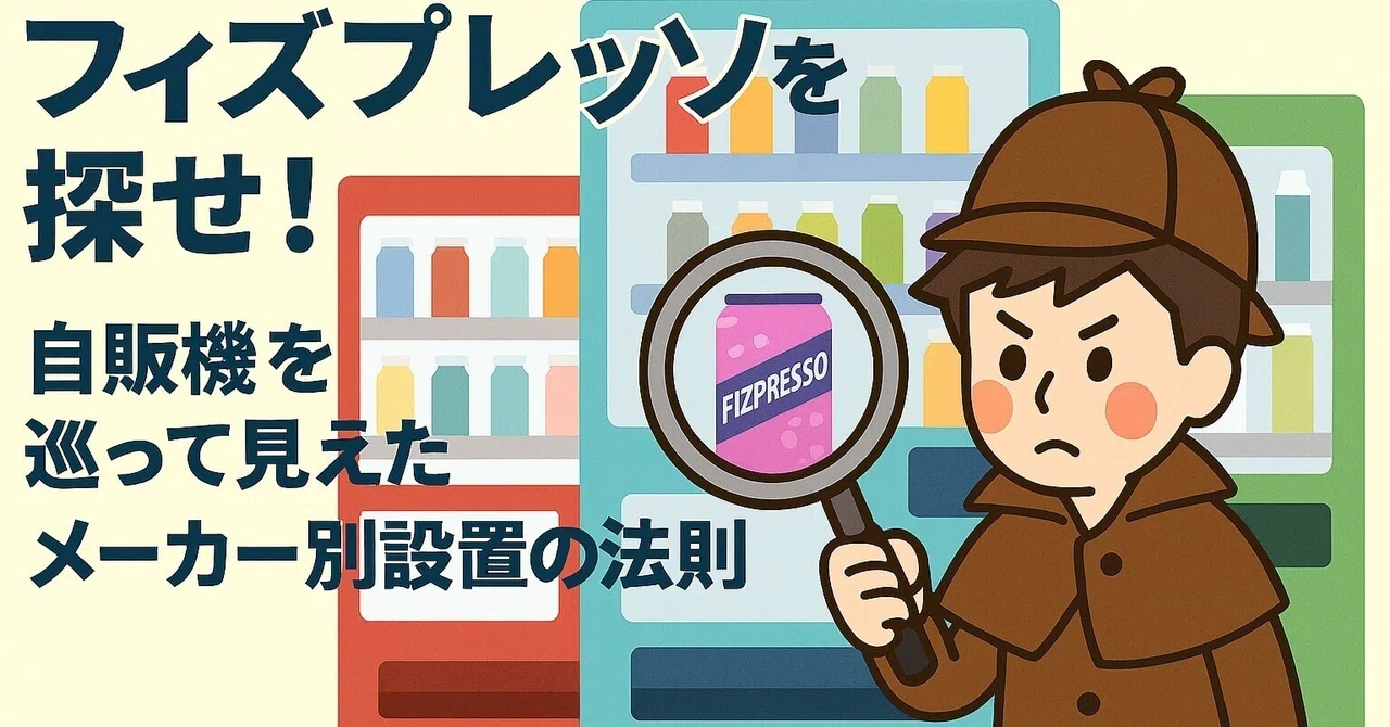 Tullys Fizzpresso(フィズプレッソ)を探せ！伊藤園自販機を巡って見えたメーカー別設置の法則｜DoDoDoブログ