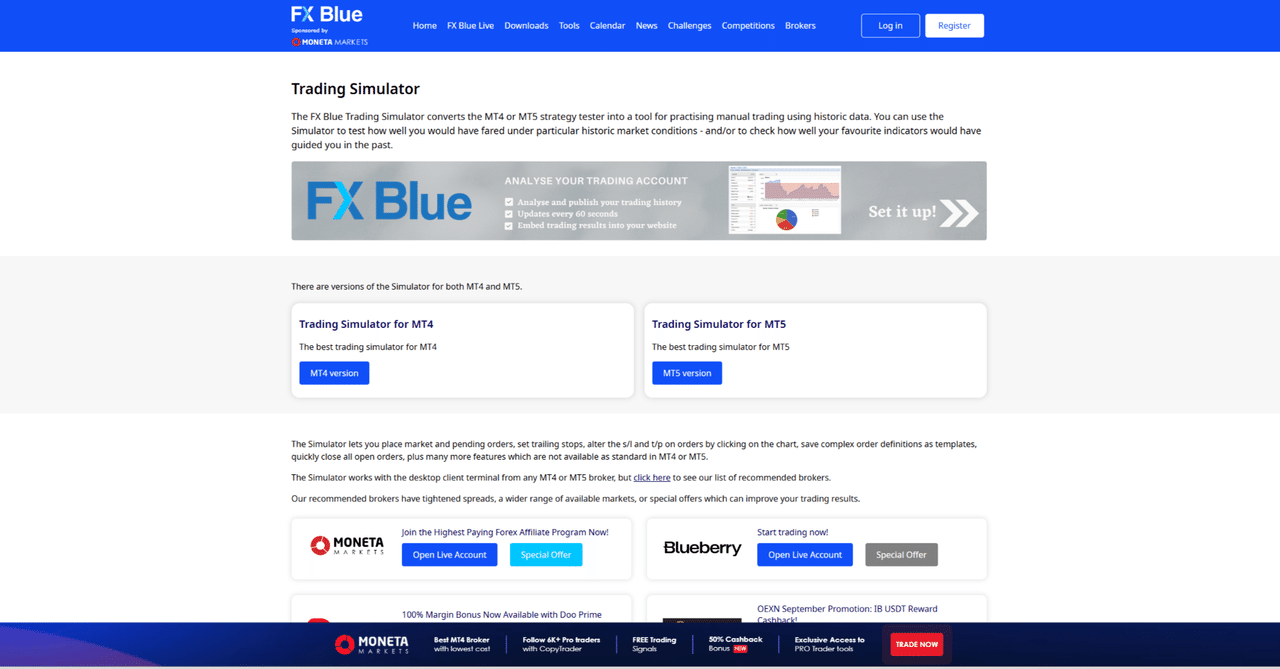 【完全無料】MT4で裁量トレードの過去検証ができる神ツール— FX Blue Trading Simulator v3 使い方ガイド ...