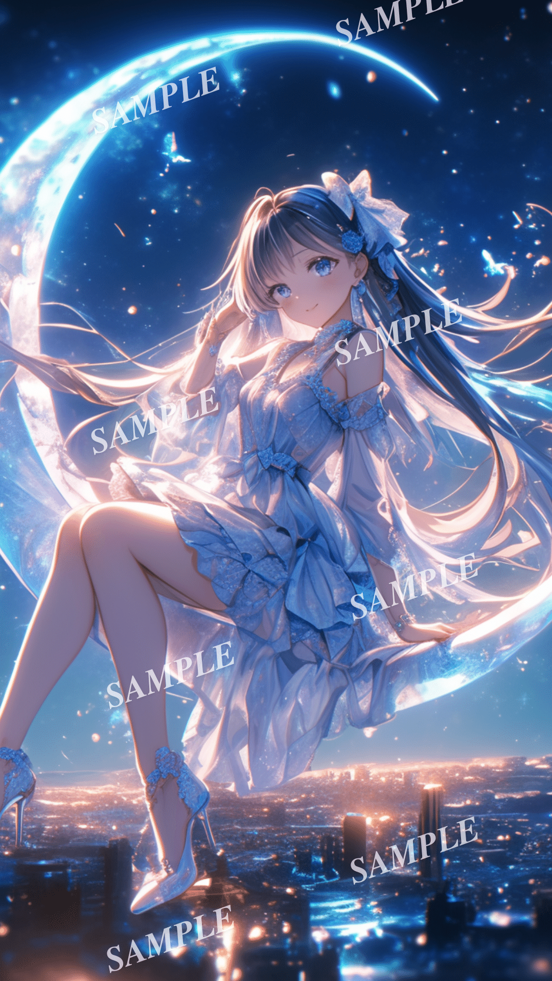 イラスト 】 魔女と月｜aoi_atelier