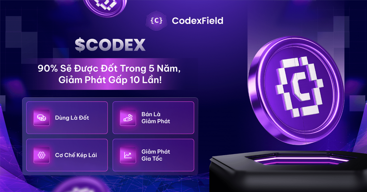Cơ Chế Giảm Phát của $CODEX｜CodexField