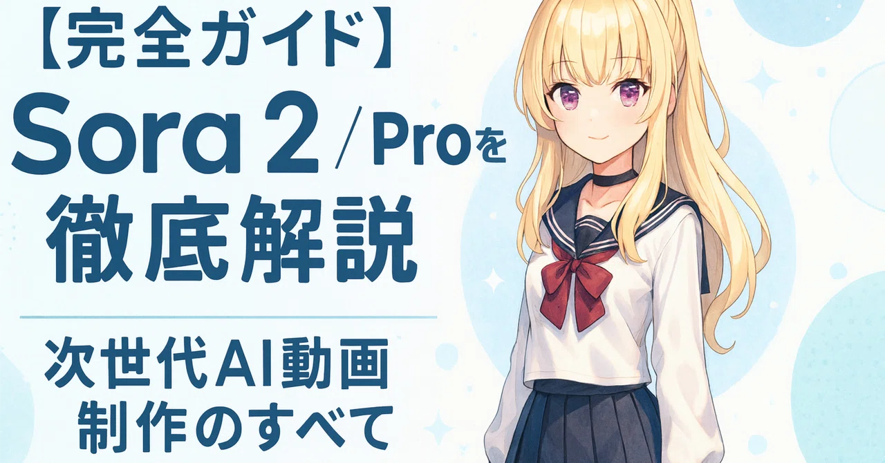【完全ガイド】Sora 2 / Proを徹底解説：次世代AI動画制作のすべて｜ChatGPTパンダの知恵袋 AI副業
