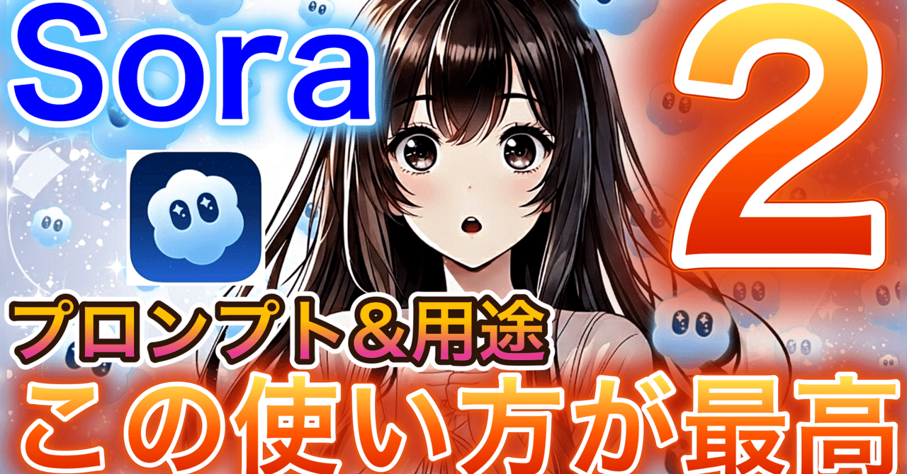 Sora 2とは？Sora2に「このプロンプト」「この使い方」をしたら最高だった！Veo 3・Grokと性能比較し、Sora 2独自の強みを解説！｜佐藤源彦@MBBS