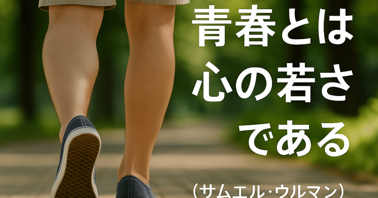 【歩くこと】20歳の青春よりも60歳の人に青春があるという一節｜終活かよ⁉︎-Life Encore