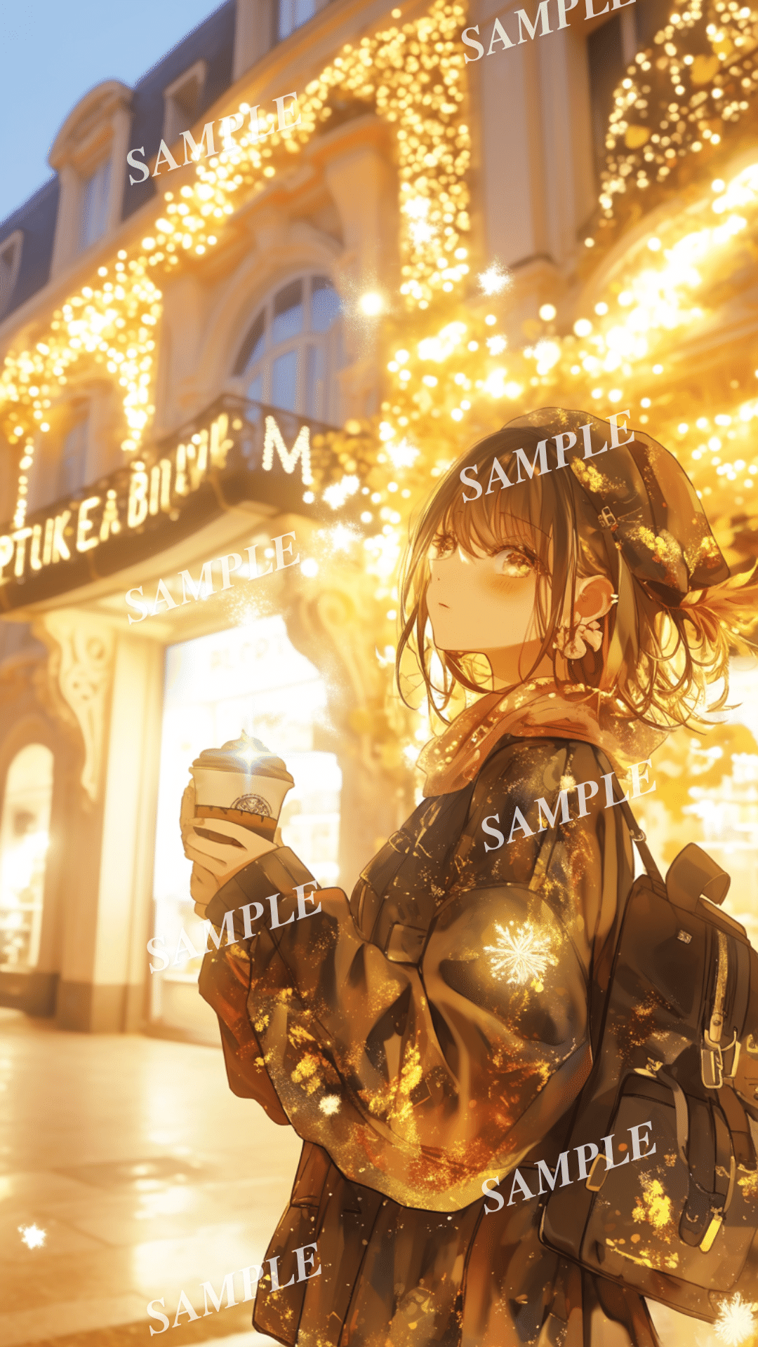 ほぼ毎日投稿：イラスト10枚 】 琥珀色の午後｜aoi_atelier