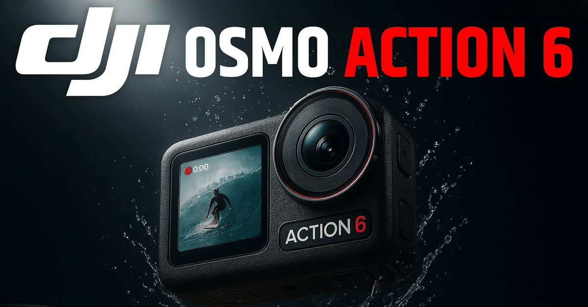 DJI Osmo Action 6：1インチセンサーで革新するアクションカメラの未来｜GetGadgetGot
