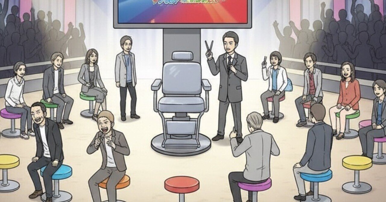 断髪椅子取りゲーム｜BBBJJJ 断髪小説作家 ️