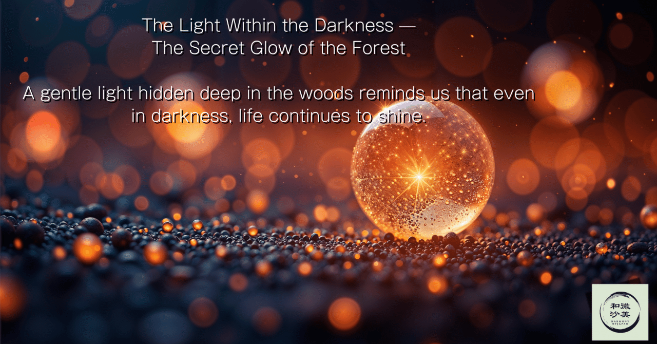The Light Within the Darkness — The Secret Glow of the Forest｜和の季節便り｜辻脇崇