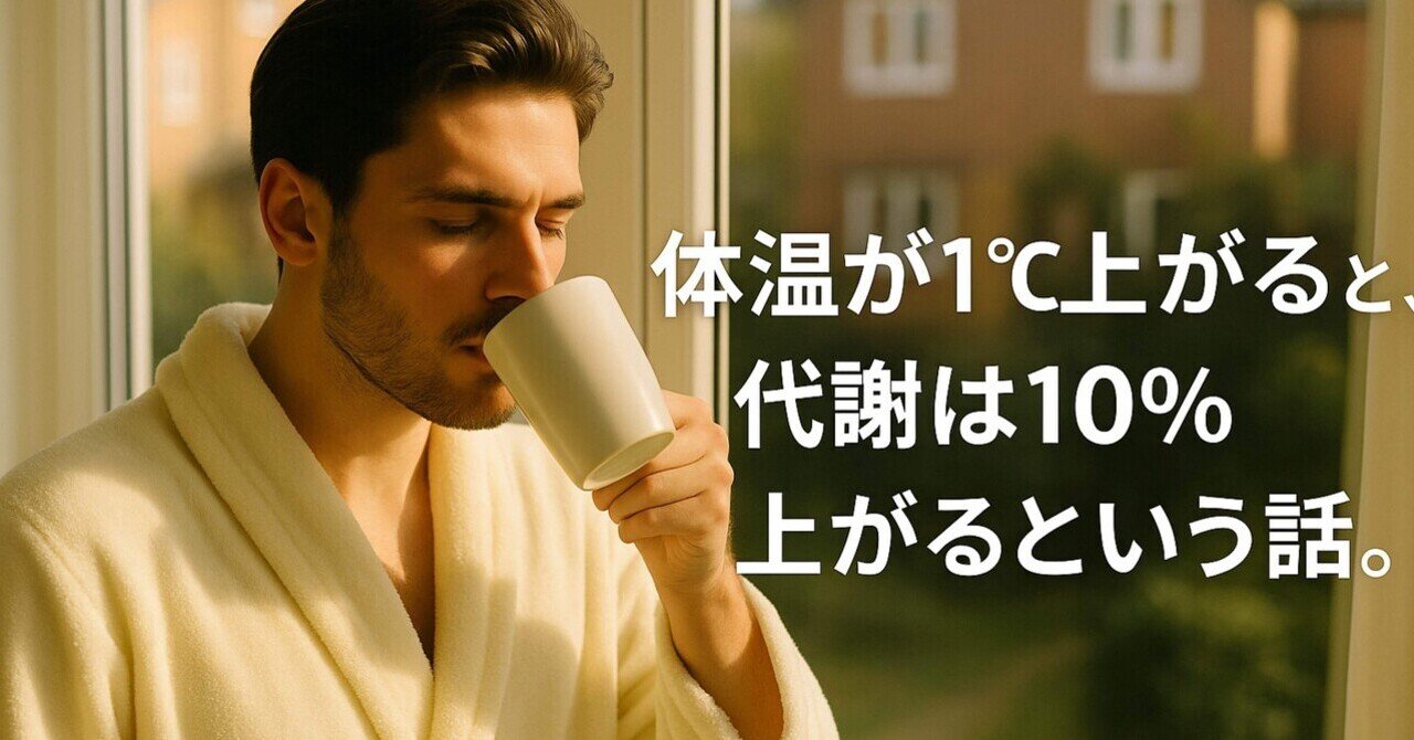 体温上昇と代謝の関係｜Q10効果｜yuya_tsum1