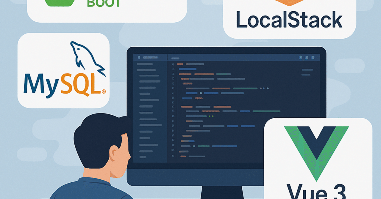 Spring Boot / MySQL / LocalStack でフルスタック開発をするための環境構築｜よーた