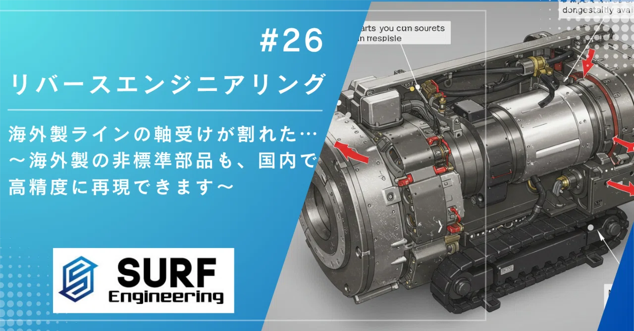 ぴったり合う部品が、見つからない…｜SURF Engineering