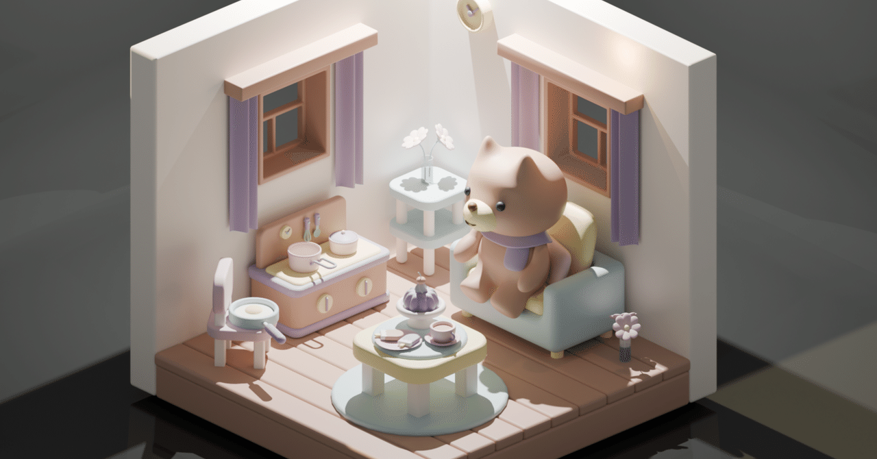 Blenderにチャレンジ中！10月の制作記録｜linoa noa~リノア ノア~