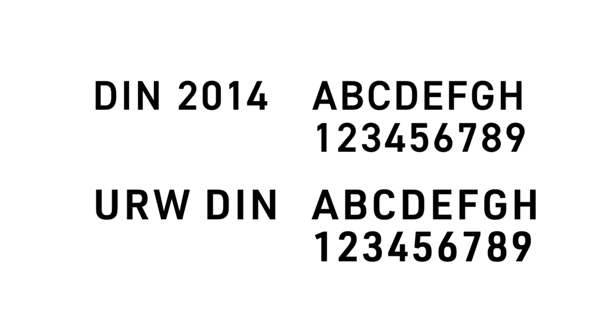 #03 フォントのはなし「DIN」編｜安村シン